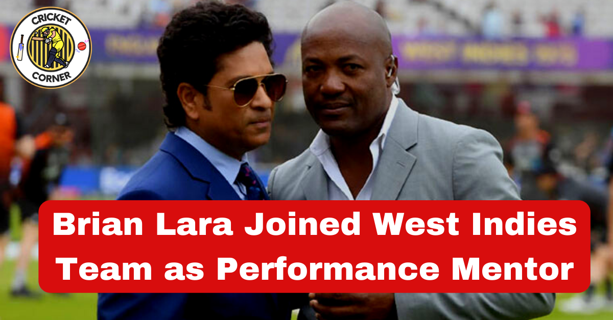 Brian Lara Joined West Indies Team As Performance Mentor